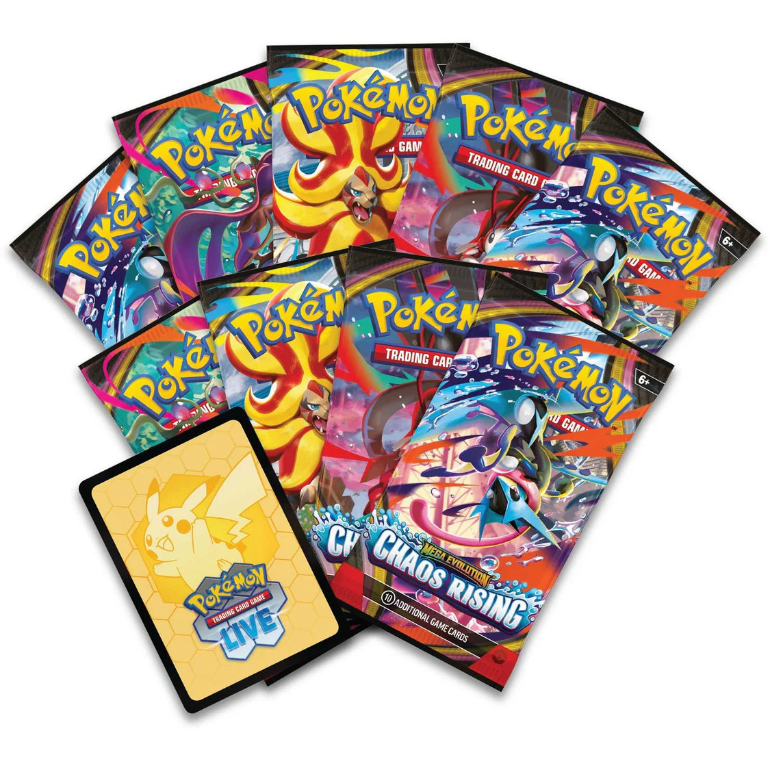 Pokémon TCG Mega Evolution Chaos Rising - Elite Trainer Box (Preorder ...